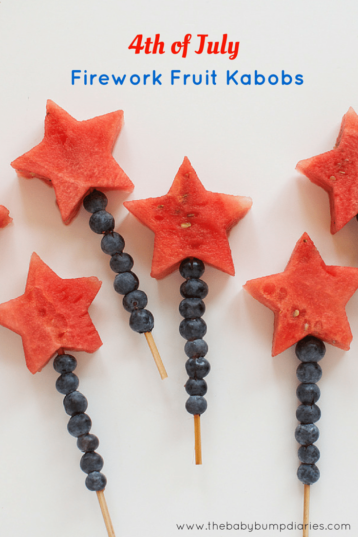 4th of July Firework Fruit Kabobs - Rodriguez Cleaning and Restoration